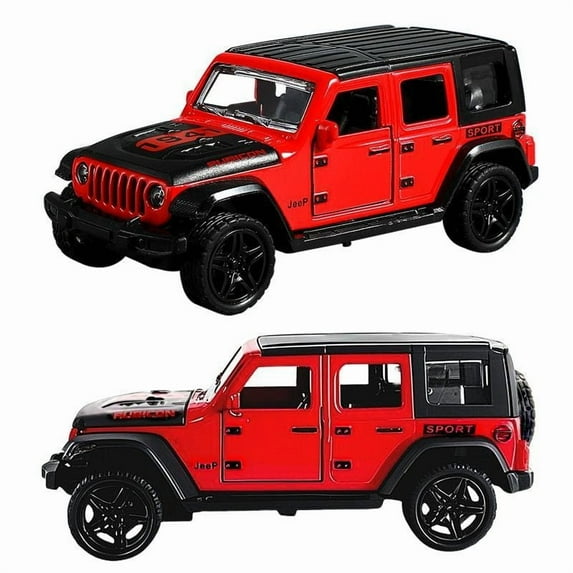 1:36 Jeeps Wrangler Rubicon Alloy Car Model Diecasts Metal Off-road ...