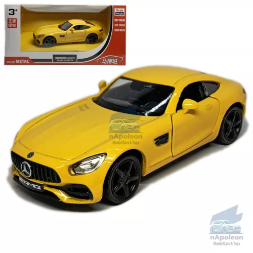 1:36 Mercedes Benz AMG GTS Model Car Diecast Toy Vehicle Collection ...
