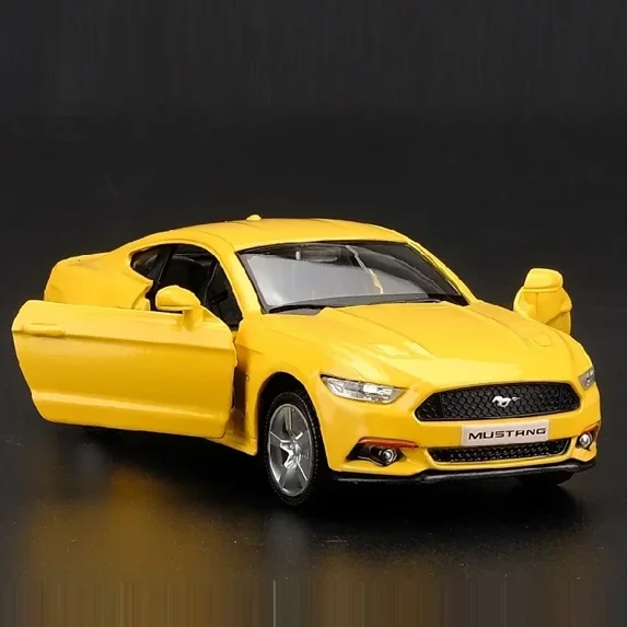 1:36 Mustang GT Toy Car Model Replica Scale Metal Diecast Miniature Art ...