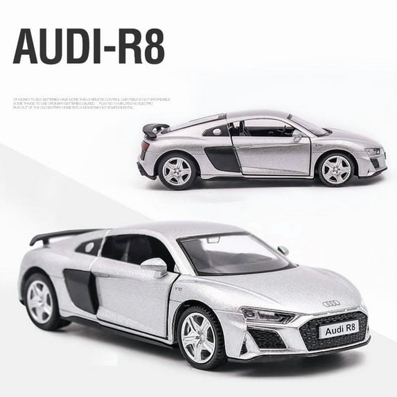 1:36 Scale Audi R8 Alloy Diecast Cars Model Toy High Simulation Metal ...