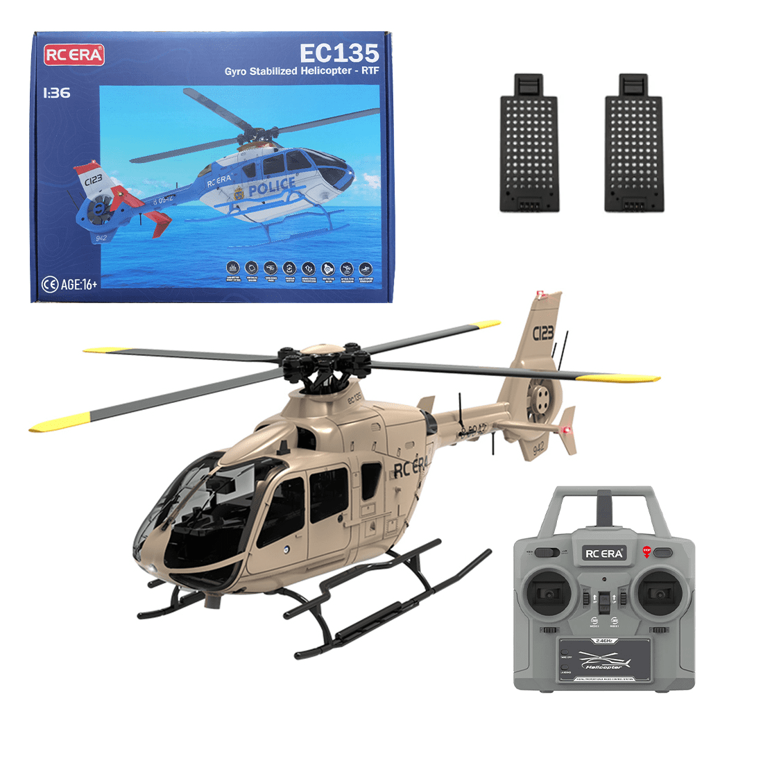 1/36 Scale C123 Optical Flow Positioning Helicopter, 2.4G 6CH Single ...