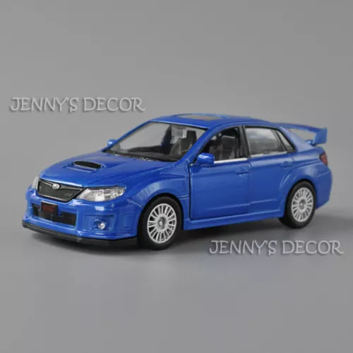 1:36 Scale Diecast Model Car Toy Subaru WRX STI Pull Back Miniature ...