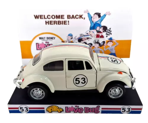 1:36 Scale _Ù_Ñ HERBIE The LOVE BUG 53 VW Beetle Model Car on Custom ...