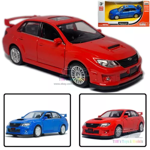 1:36 Subaru WRX STI Model Car Alloy Diecast Toy Vehicle Collection Kids ...