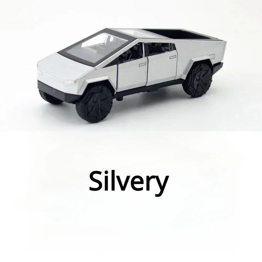 1:36 Tesla Cybertruck Pickup SUV Alloy Car Model Diecast Metal Toy Off ...