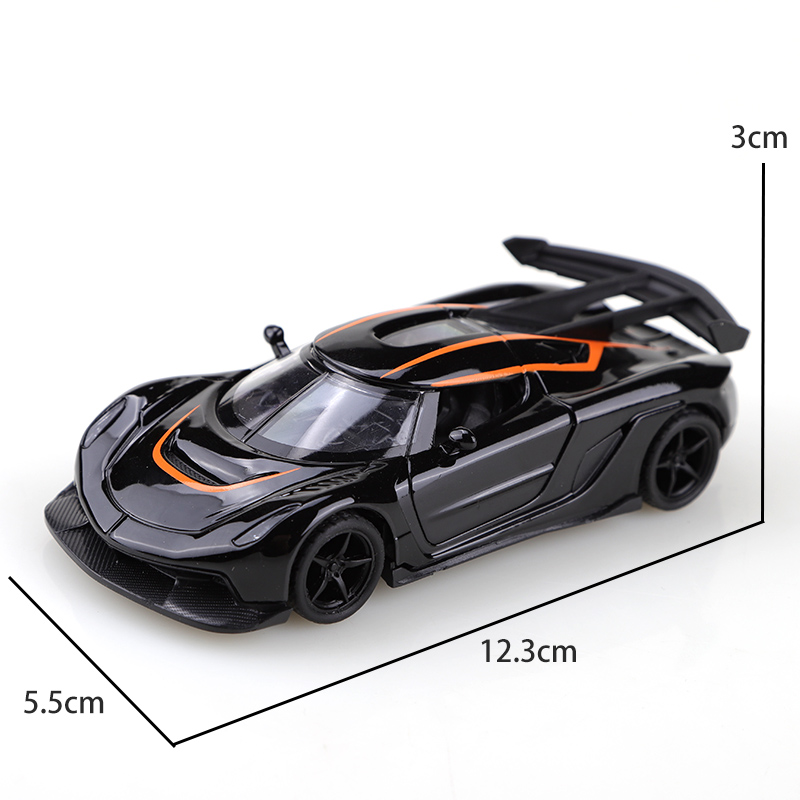 1:36 scale replica racing car toy model, die-cast metal, realistic car ...