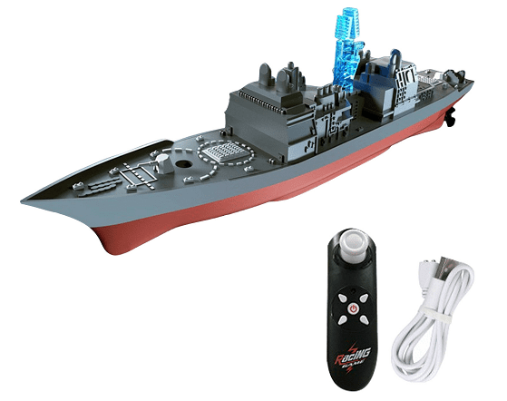 1/390 Scale RC Warship, RC Military Battleship, RC Boat with 2motor ...