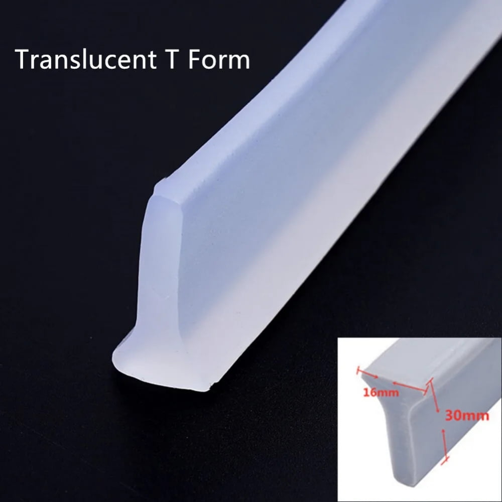 1-3M Water Shower Dam Bathroom Water Stopper Silicone Retaining Strip ...