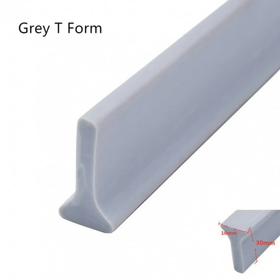 1-3M Water Shower Dam Bathroom Water Stopper Silicone Retaining Strip ...