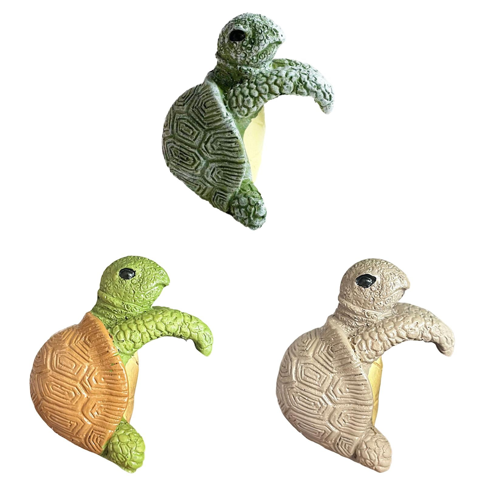 1/3PCS Turtle Planter Pot Decorations, Resin Hanging Sea Turtle for ...
