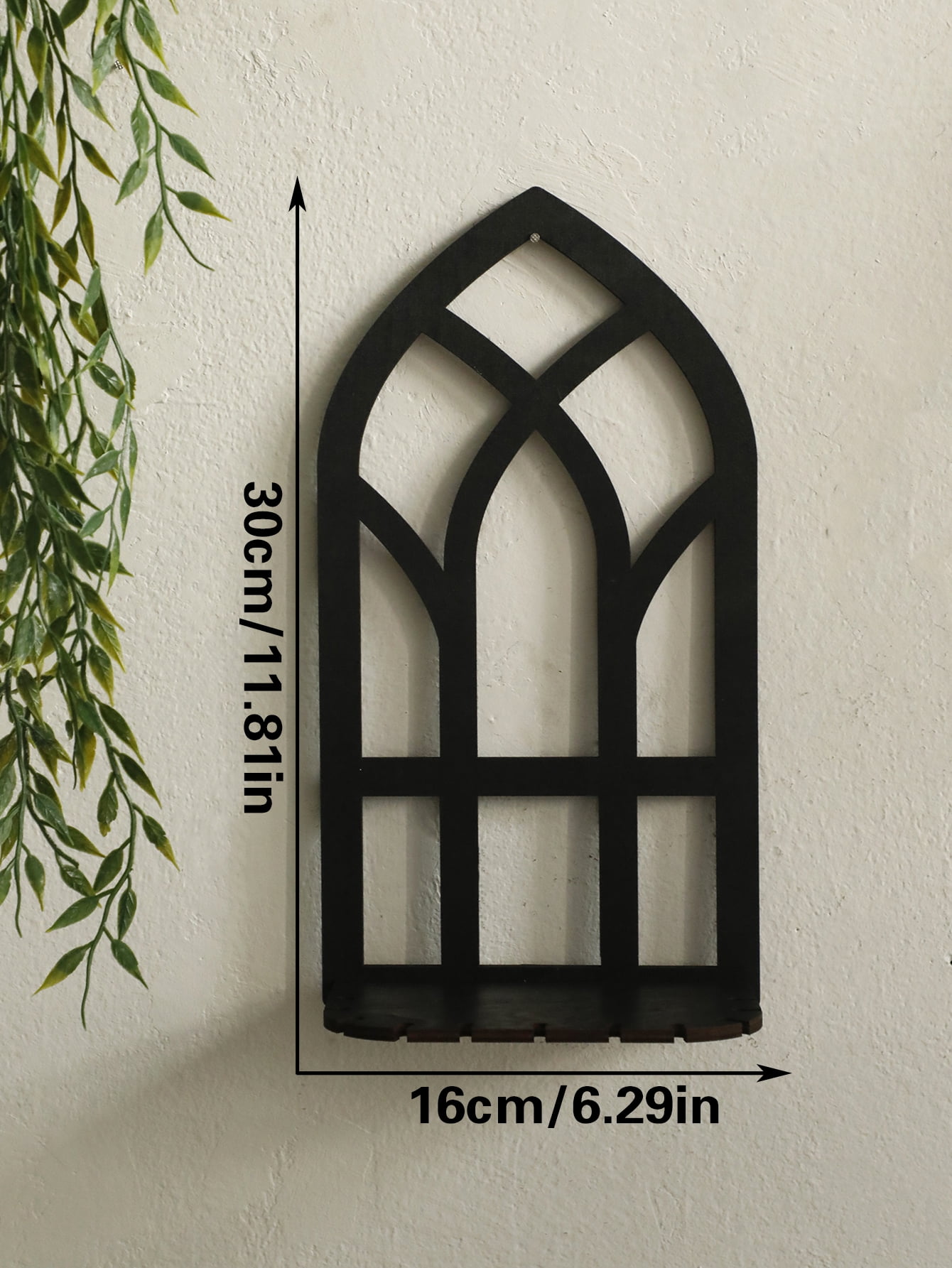 1/3Pc Gothic Wooden Hollow Wall Decoration Wall Decor Vintage Cathedral ...