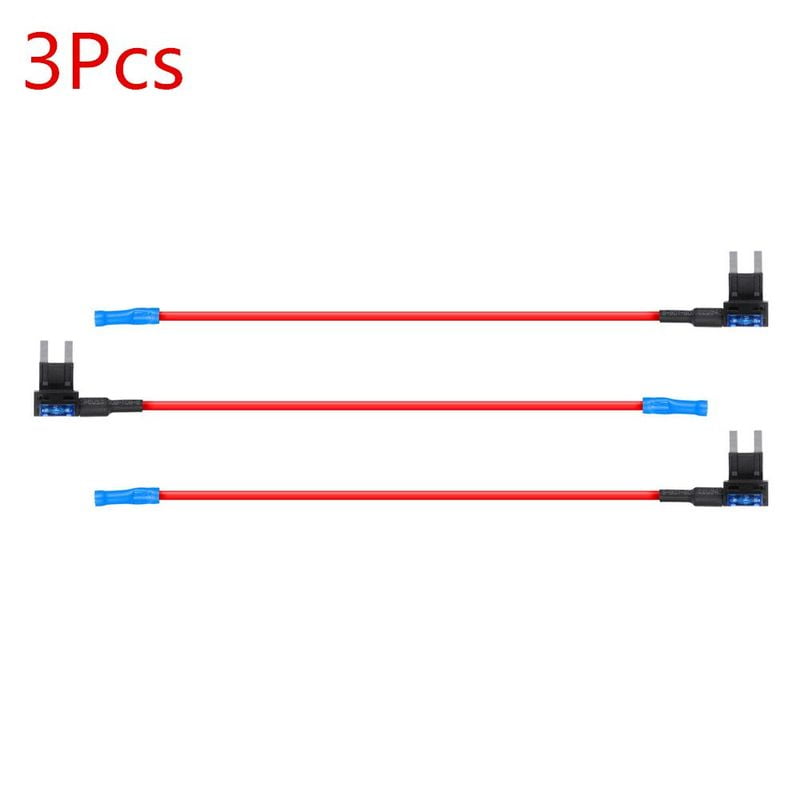 1/3Pcs 12V Car Add-A-Circuit Fuse Tap Adapter Mini ATM Blade Fuse ...