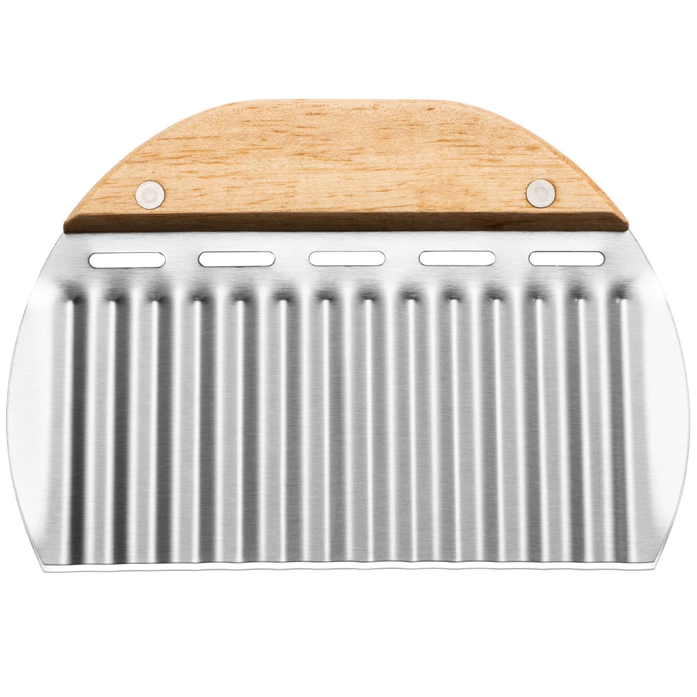 1/3Pcs Stainless Steel Pasty Cutters Noodle Knife Cake Scraper with ...