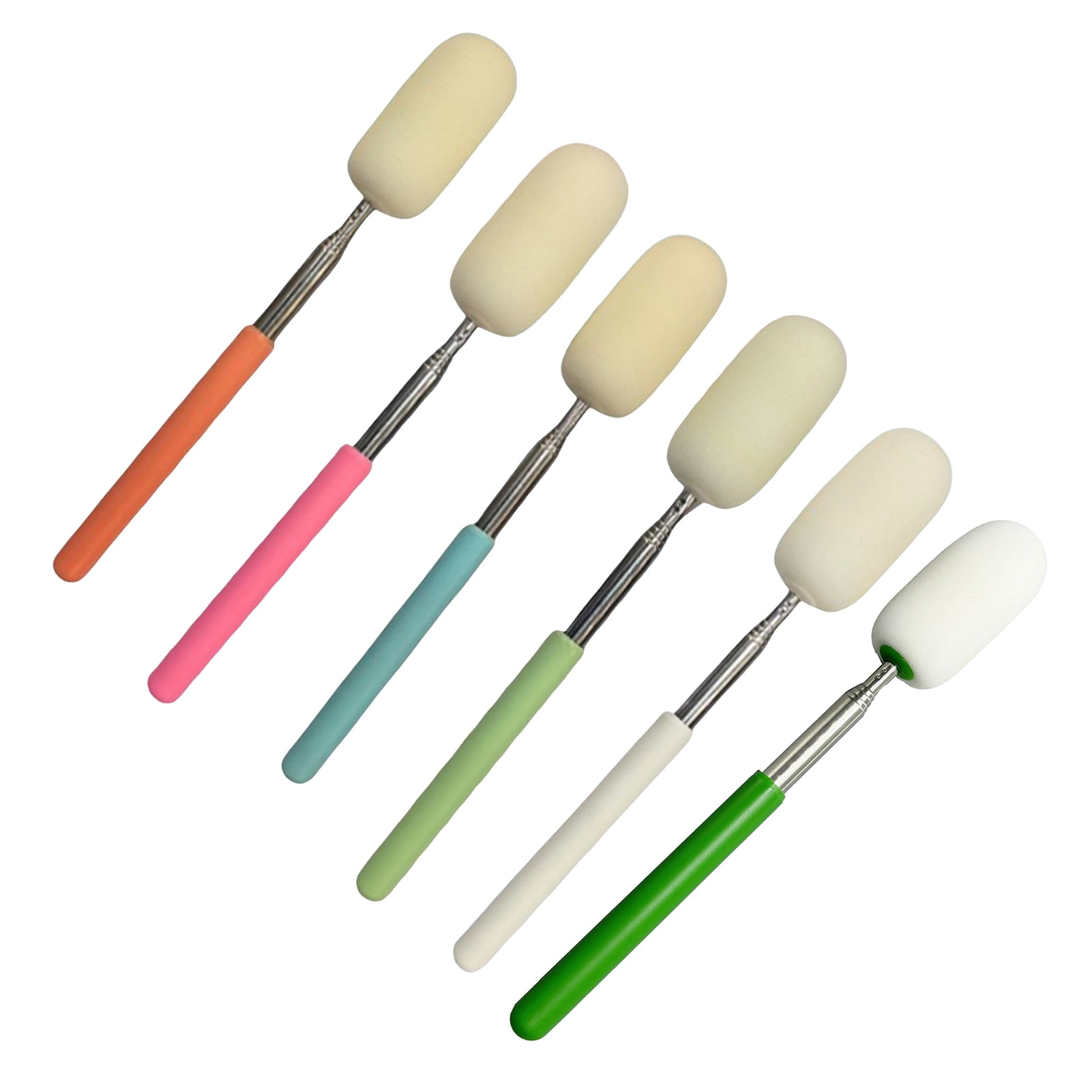 1/3Pcs Telescoping Pottery Sponge Stick Stainless Steel Handle ...