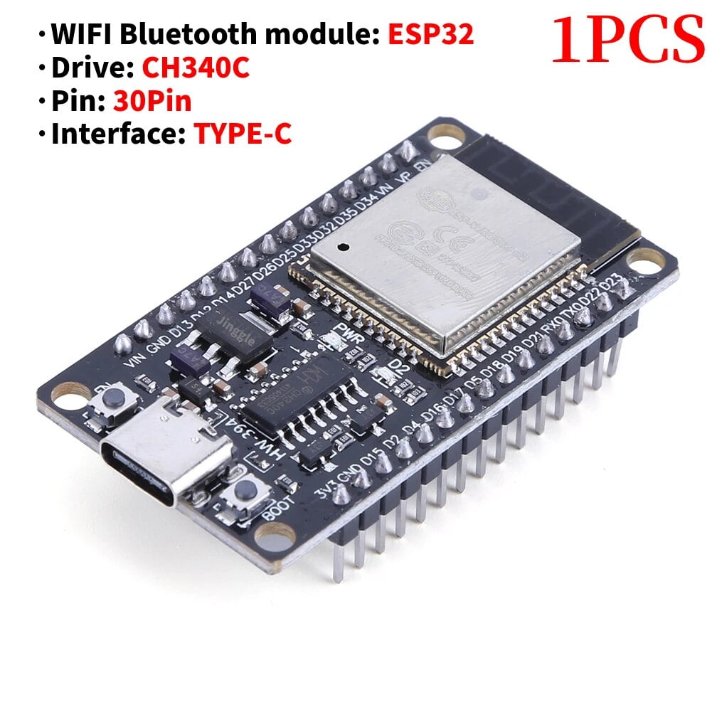 1-3Set ESP32 WROOM-32 CH340C Development Board TYPE-C Micro USB WiFi ...