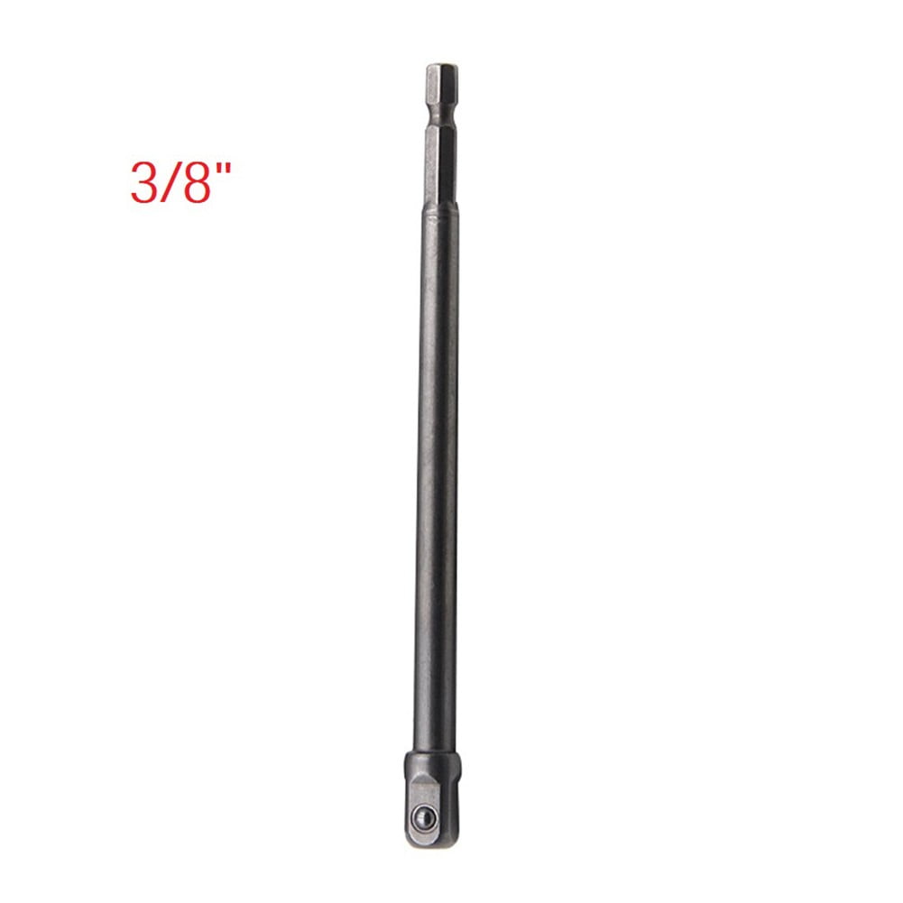 1/3Pcs 150mm Impact Drill Bit Socket Adapter Set Extension Bar 1/4 3/8 ...