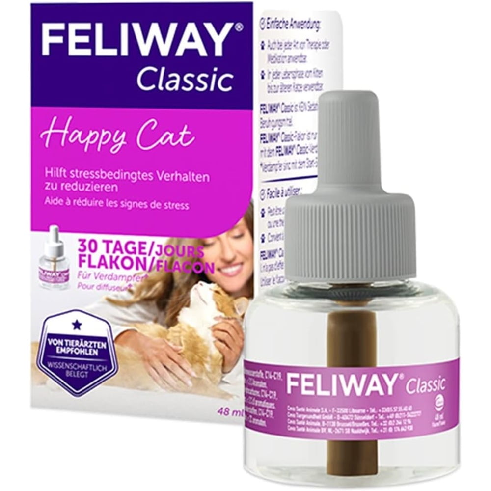 1-3pcs Feliway Classic 30 Day Refill, 48ml Feliway Classic Refill For ...