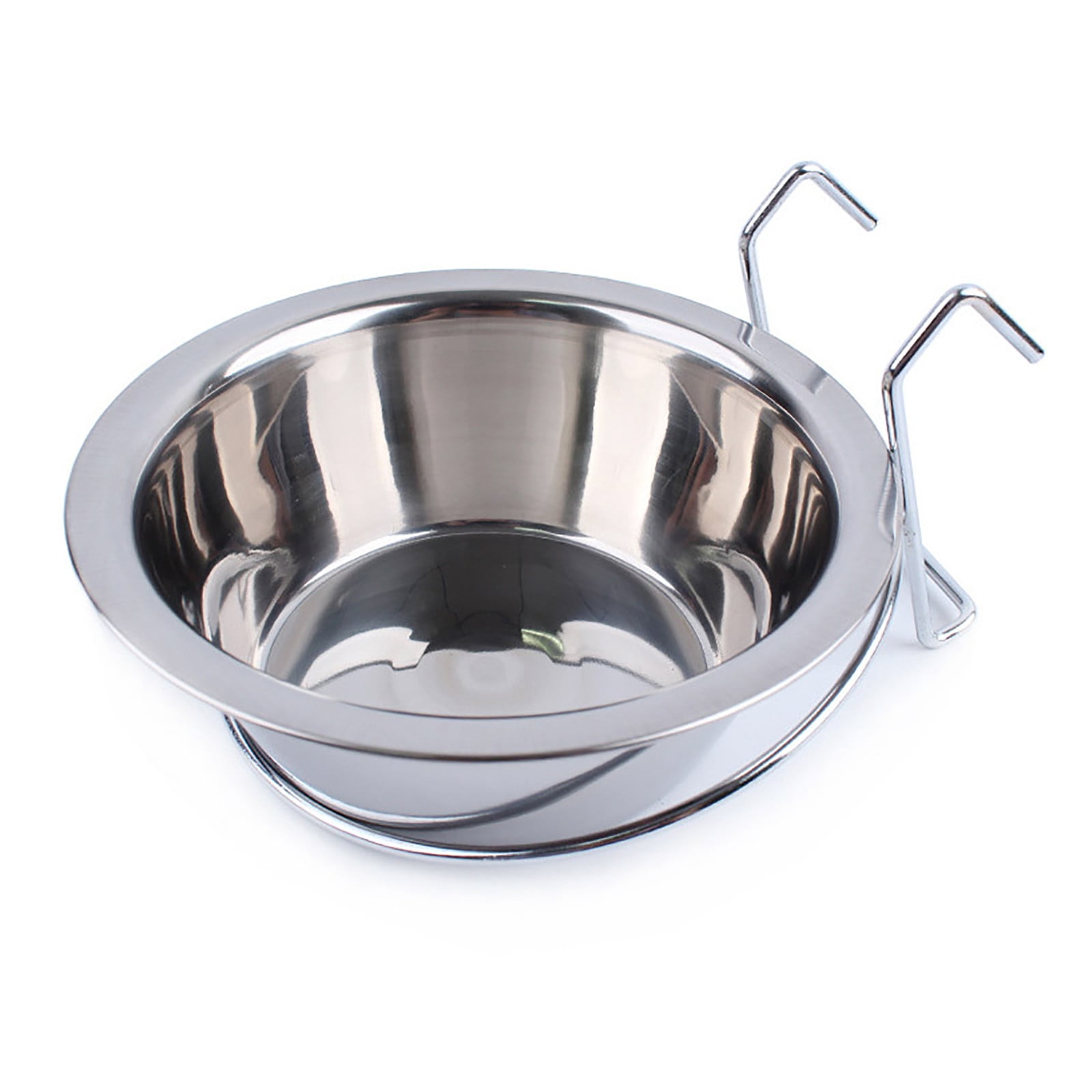1-3pcs Hanging Stainless Steel Pet Bowl No Spill Water Feeder for Dog ...