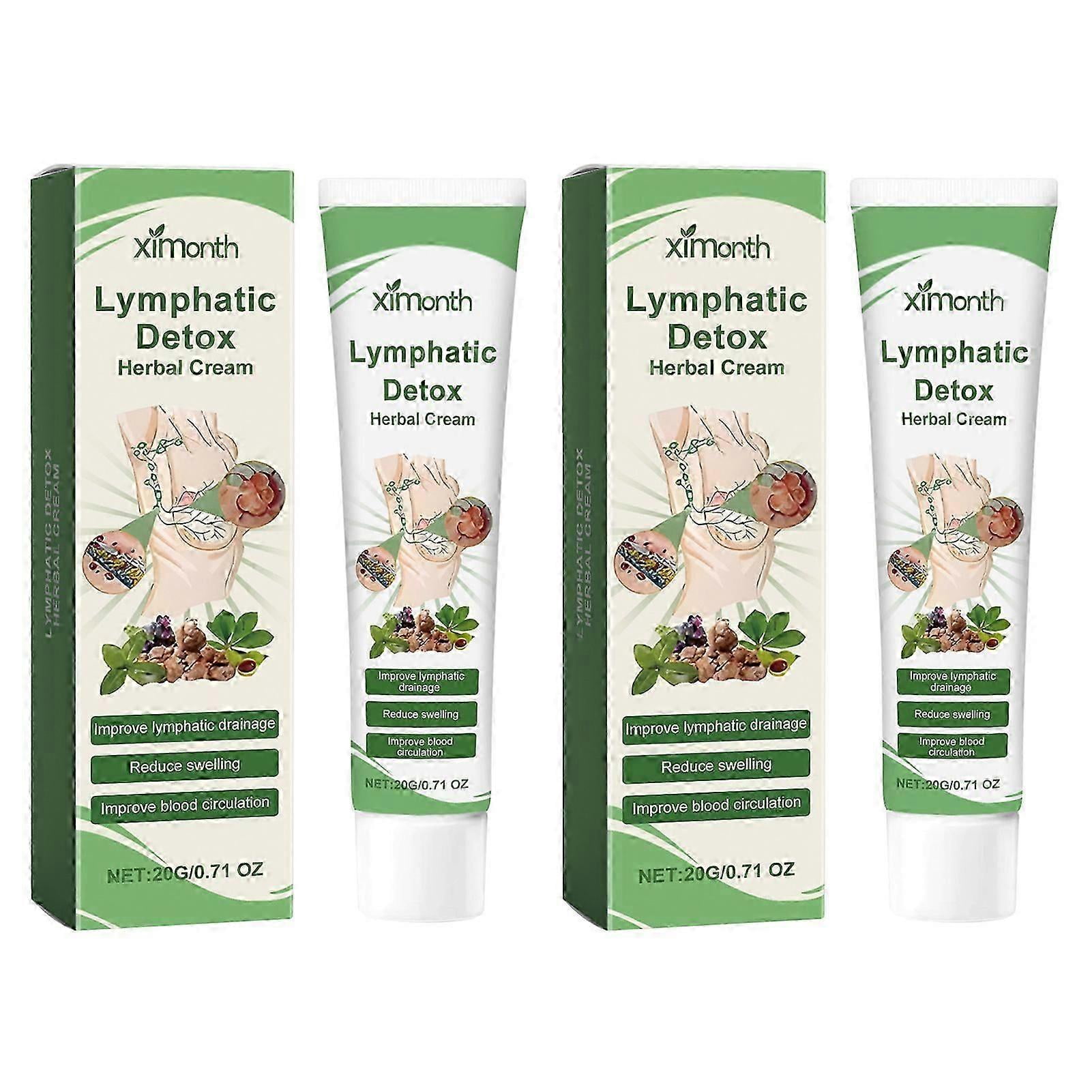 1-3pcs Lymphatic Drainage Herbal Care Cream Anti-swelling Natural ...
