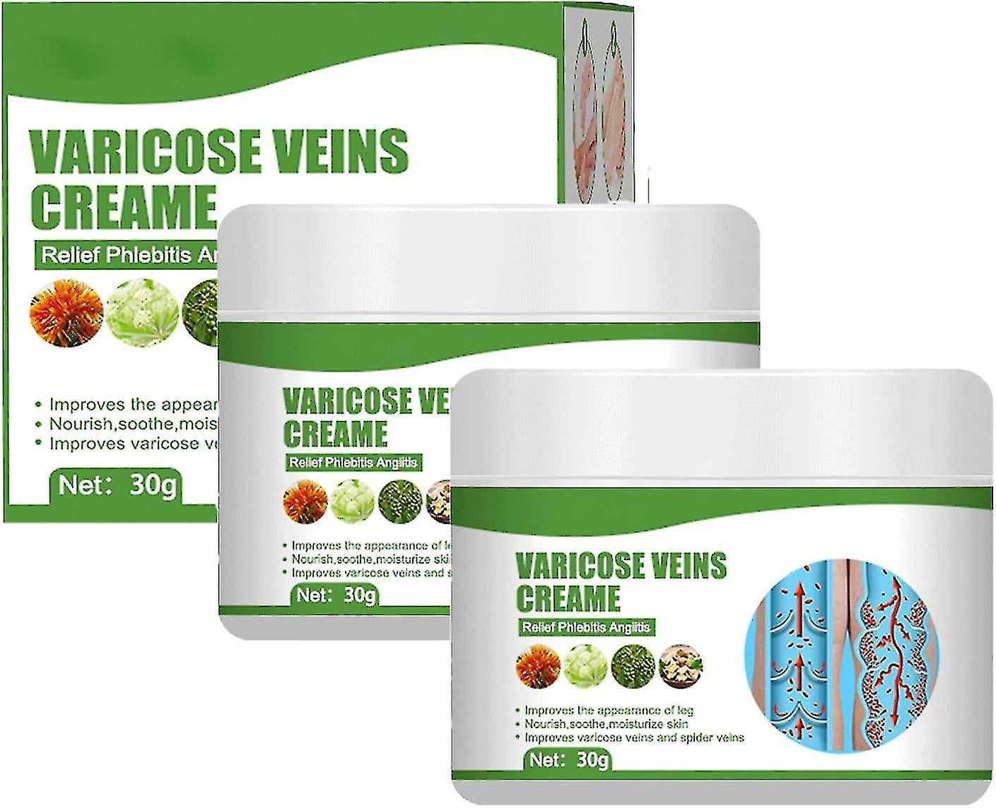1-3pcs New Varicose Vein Cream,eliminate Varicose Veins And Spider ...
