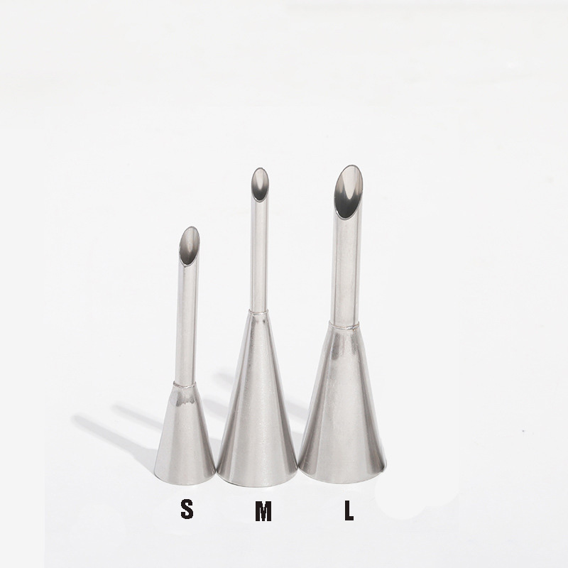 1-3pcs Stainless Steel Icing Piping Nozzle Cream Beak Puff Cream ...