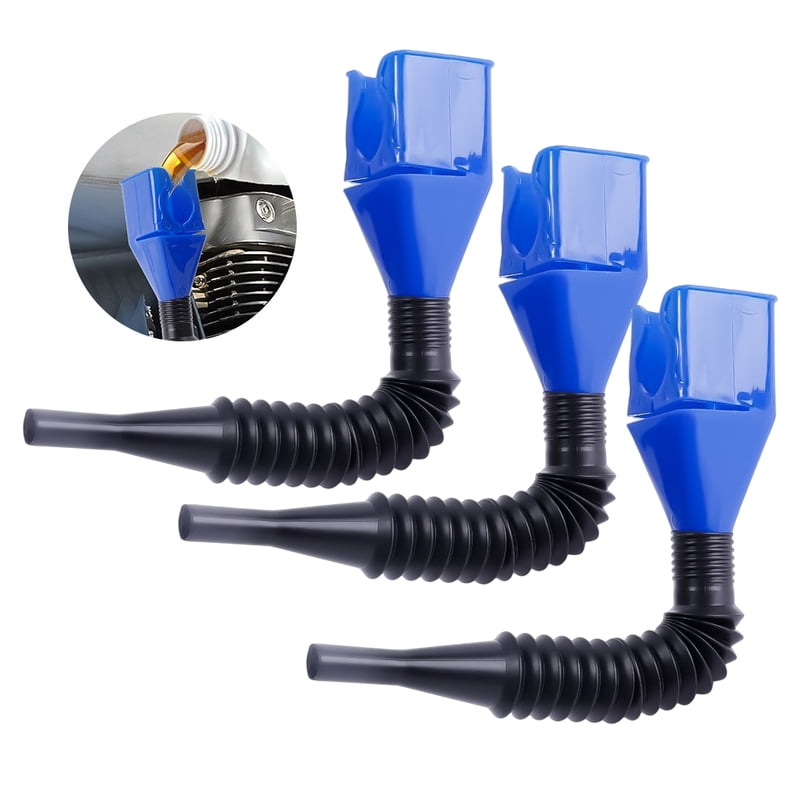 1/3pcs Telescopic Car Refueling Funnel Universal Engine Oil Gasoline ...