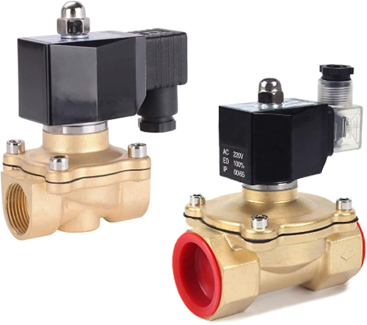 1/4 1/2 3/4 1 1-1/4 1-1/2 2 Inch Normally Closed Brass Water Valve Solenoid Valve IP65 for Water ...