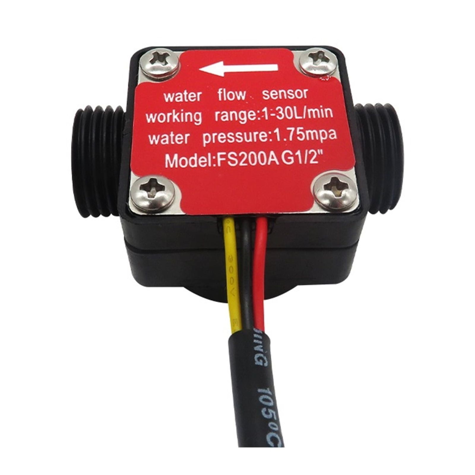 1/4" 1/2" 3/4" Gear Flowmeter, Hall Flow Sensor Milk Chemical Oil Flow ...