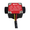 1/4" 1/2" 3/4" Gear Flowmeter, Hall Flow Sensor Milk Chemical Oil Flow ...