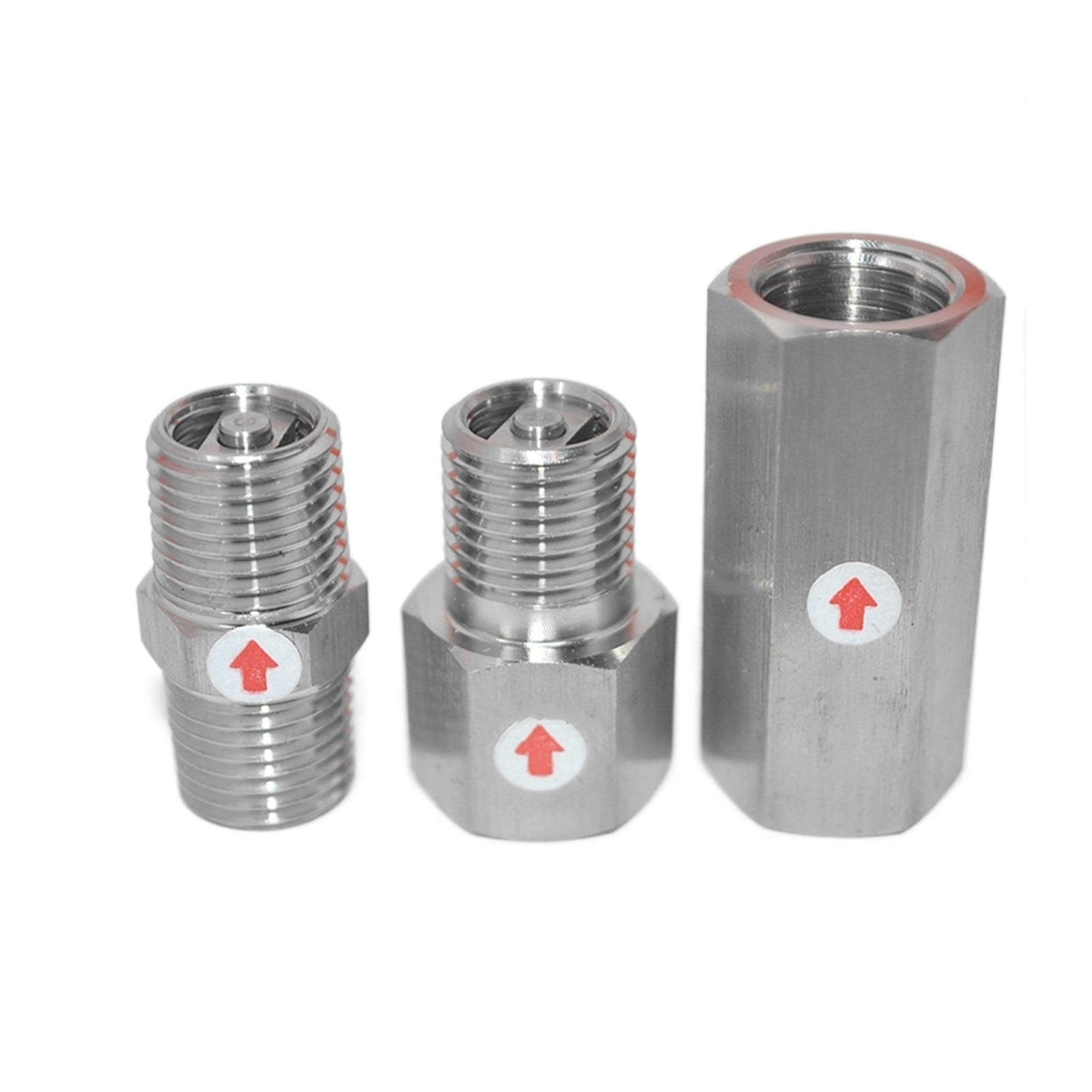 1/4" 1/2" BSP Male Female Thread 304 Stainless Steel Sanitary Check ...