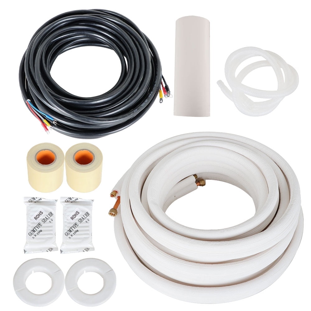 1/4" - 1/2" Dia. 50 Feet Install Kit For Mini Split Heat Pump Systems ...