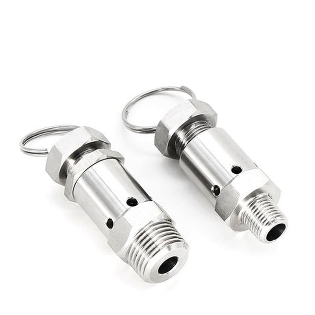 1/4" 1/2" Male thread Adjustable Air Release Pressure Relief Safety ...