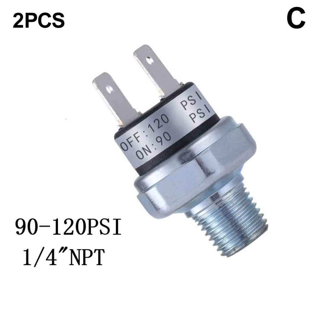 1/4-18 NPT Air Pressure Control Switch 70-100/120-150PSI for Air ...