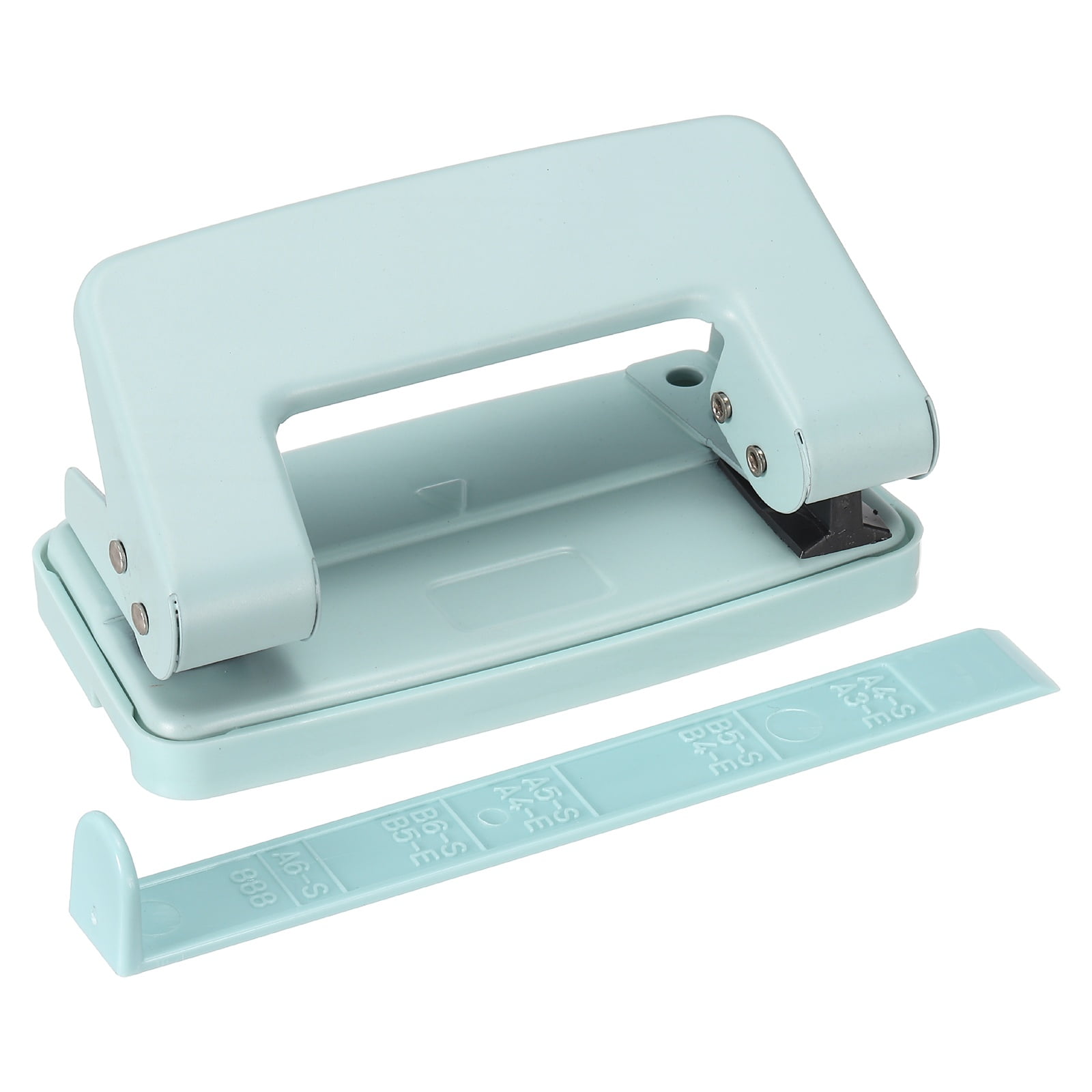 Uxcell 1/4" 2 Hole Punch, Handheld Hole Puncher Press Metal Paper ...