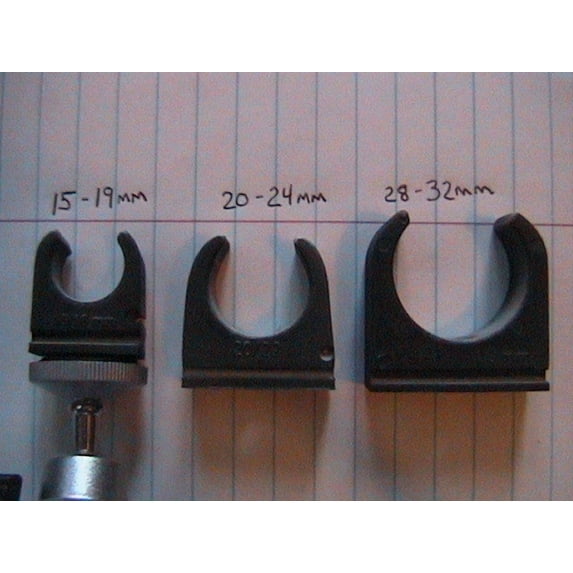 1/4"-20 Bullet Camera Holder Tube Cam Pinch Clamp Mount 15-19Mm For ...