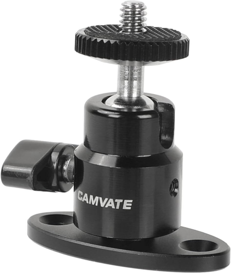1/4"-20 Mini Ball Head with Ceiling Mount for CCTV & Video Wall ...
