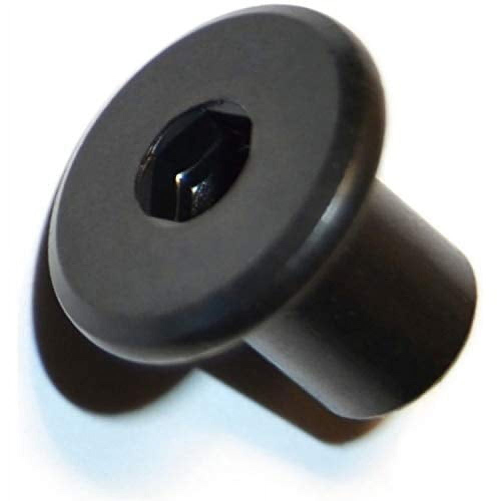 1/4"-20 x 1/2" Black Steel Coarse Thread Joint Connector Caps (30 pcs ...