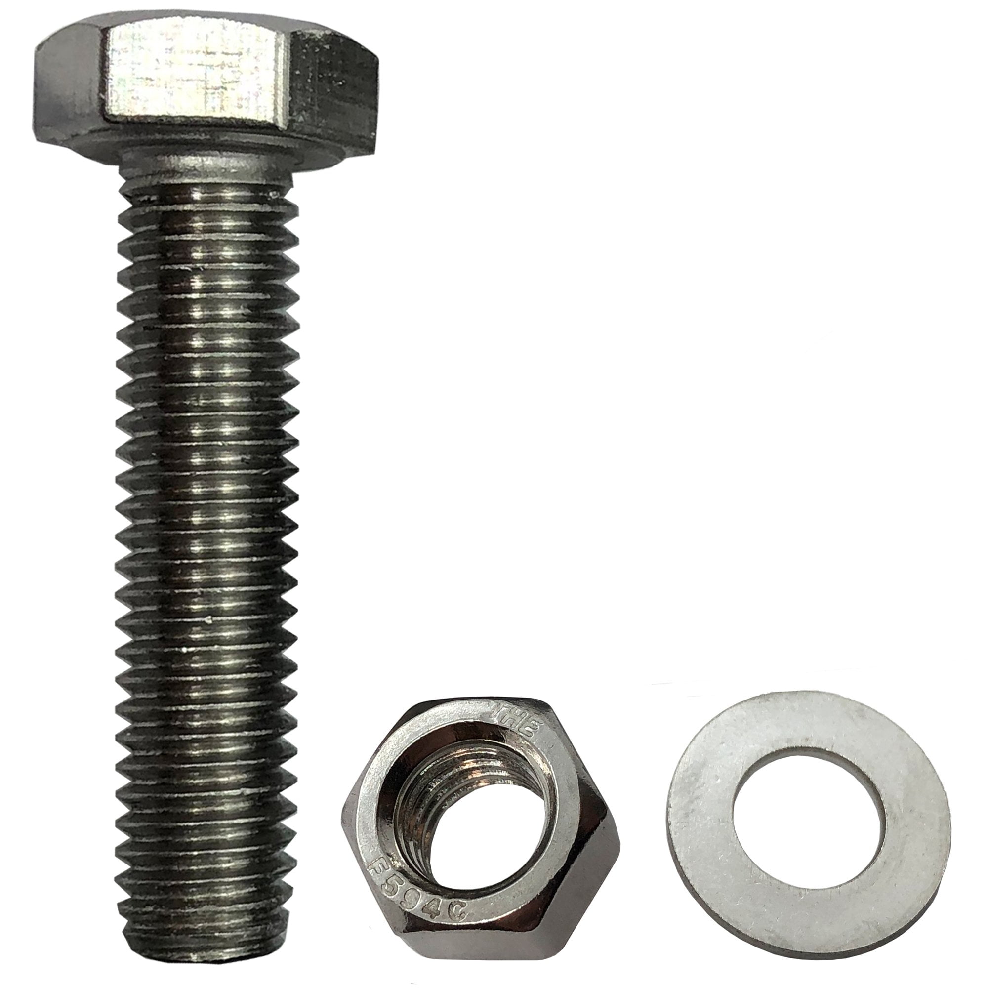 1/4" - 20 x 1.5". 304-STAINLESS STEEL BOLTS, NUTS & WASHERS - 18-8 HEX ...