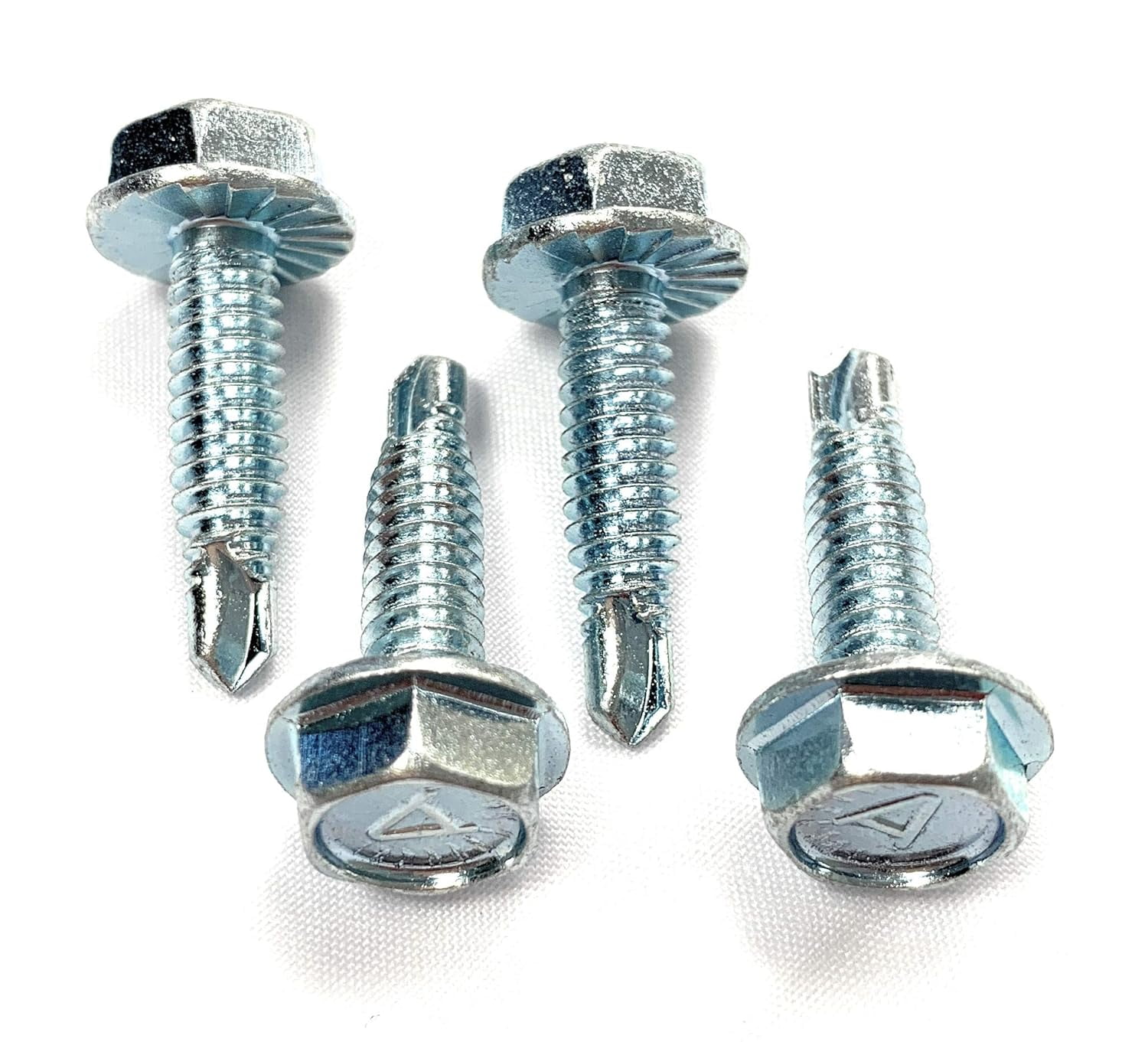 1/4-20 x 1" Hex Head Self Drilling TEK Screw #2 Point; 200 Piece Pack ...