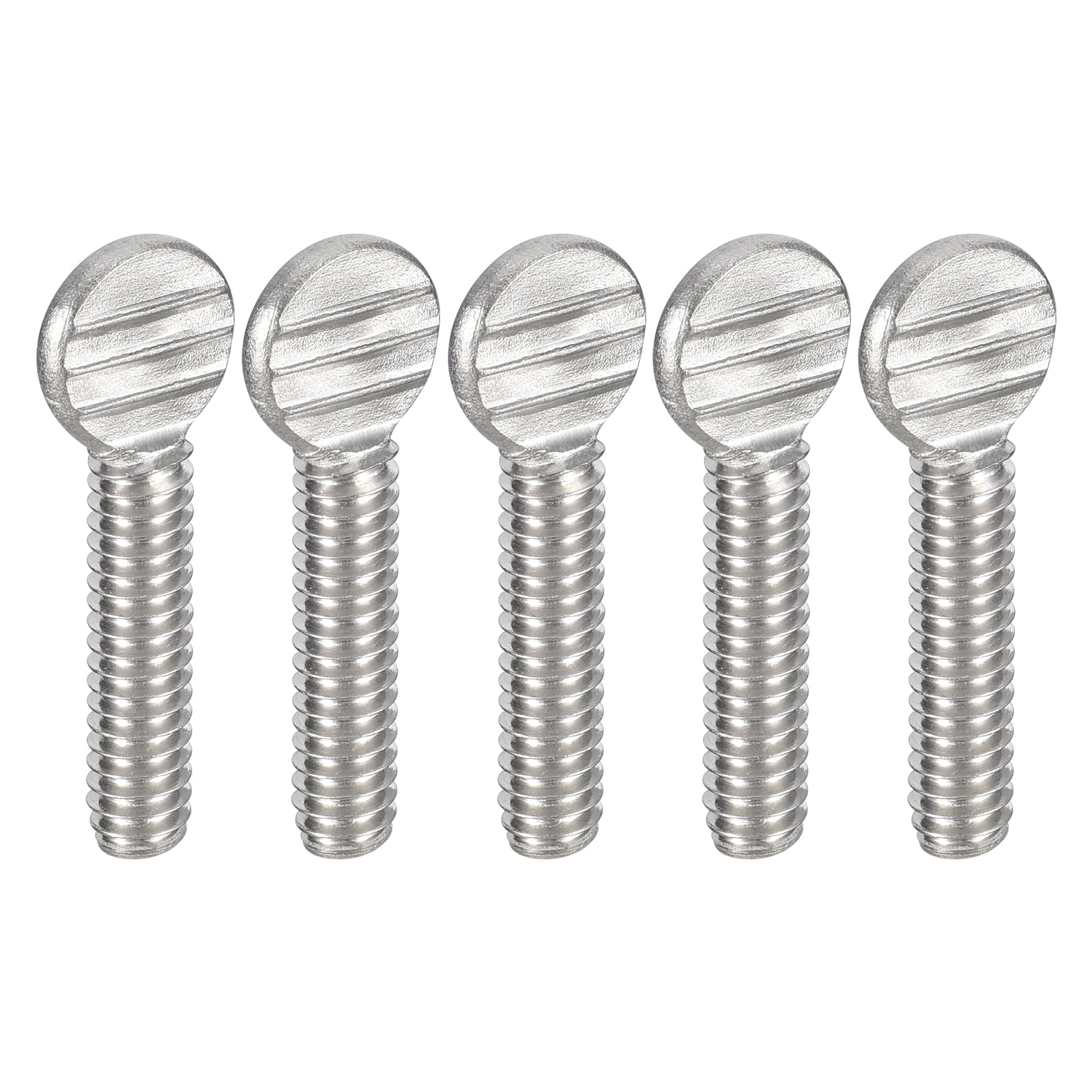 1/4-20 x 1" Thumb Screws, 20pack 304 Stainless Steel Fully Thread Screw ...