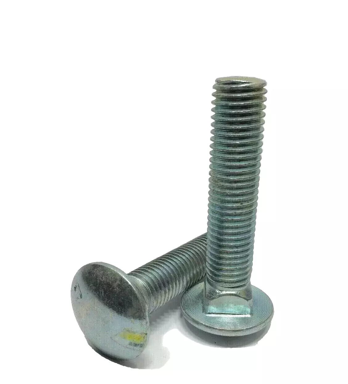 1/4-20 x 2-1/4" Carriage Bolts A307 Grade 2 Zinc Plated "Coach Screws ...