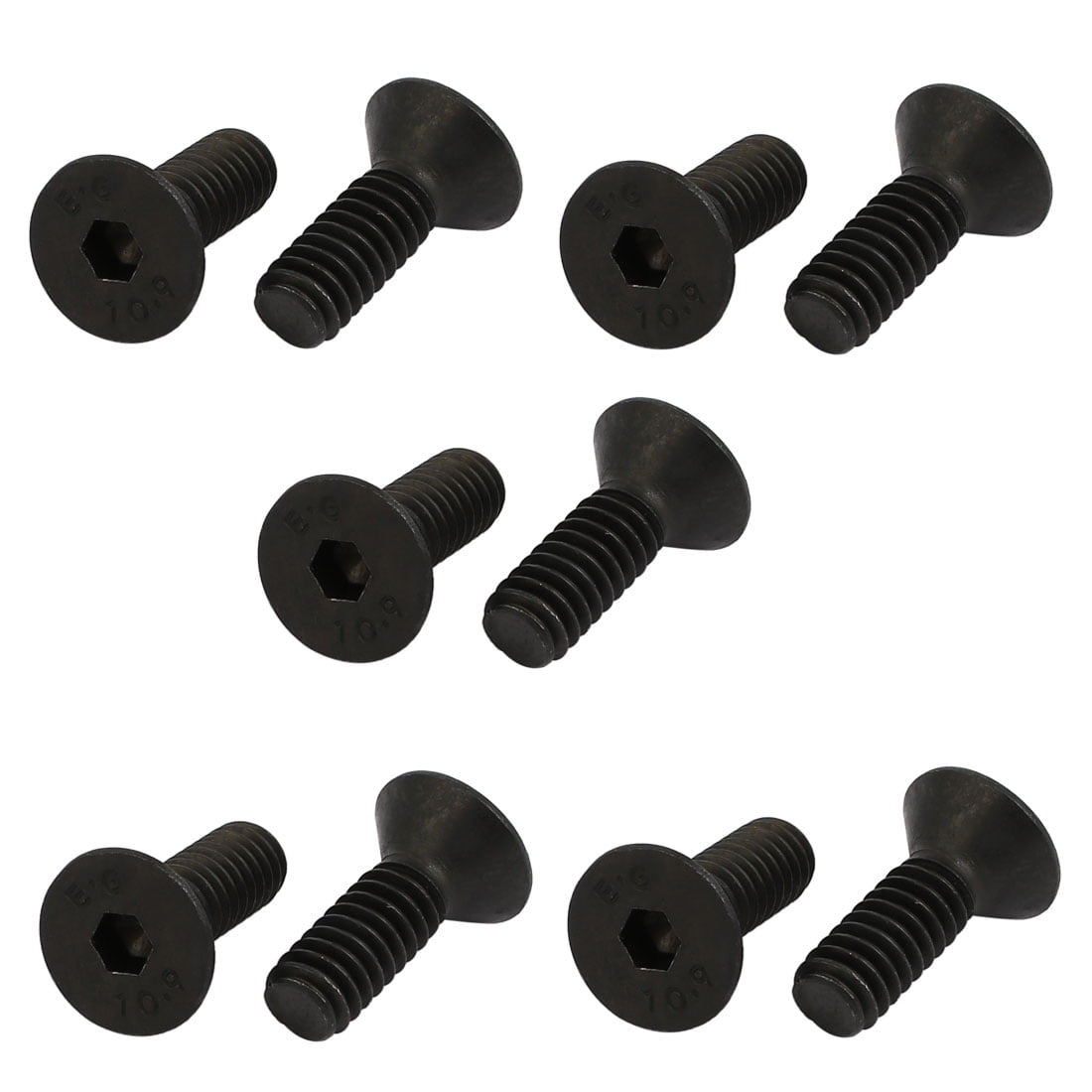 1/4-20 x 3/4" Alloy Steel Flat Head Hex Socket Cap Screw 10pcs ...