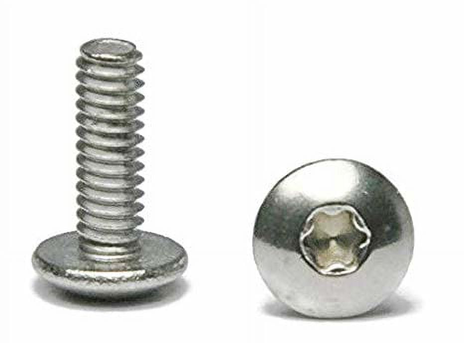 1/4-20 x 3/8" Machine Screws / Torx / Six-Lobe / Truss Head / 18-8 Stainless Steel (Quantity ...