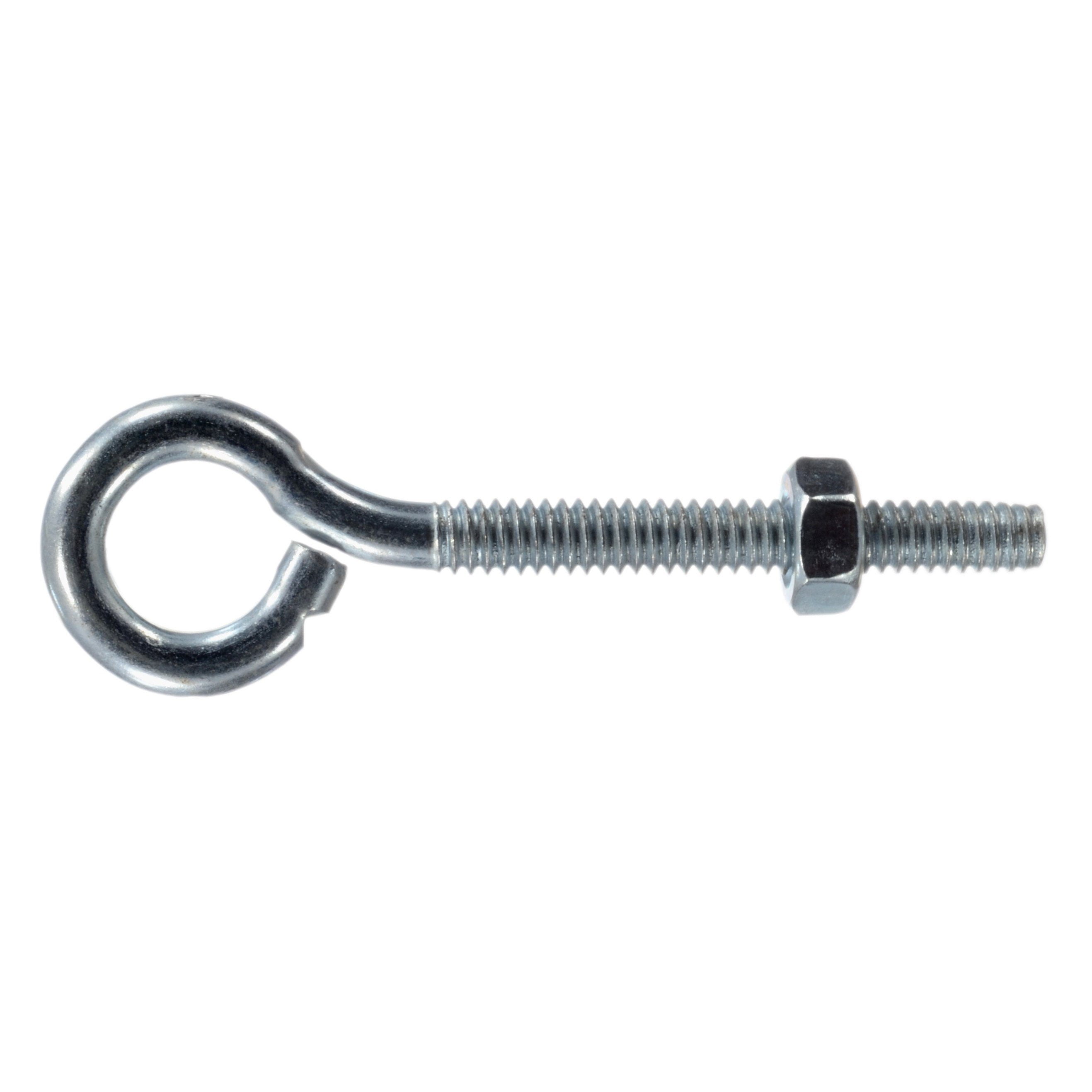 1/4"-20 x 3" Zinc Plated Steel Coarse Thread Eye Bolts - Walmart.com