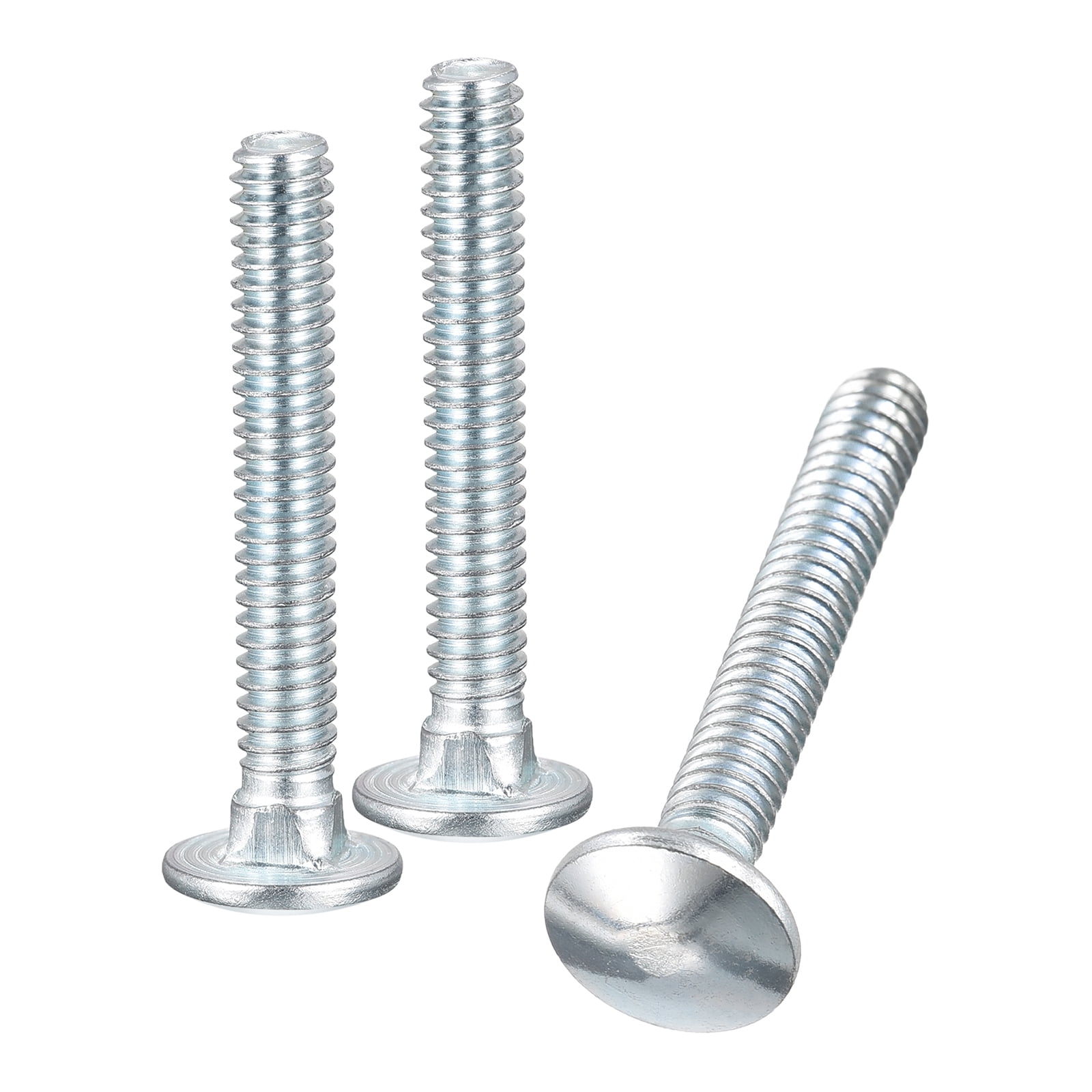 1/4-20x20x2" Carriage Bolt, 6pack Round Head Square Neck Screws, Carbon ...