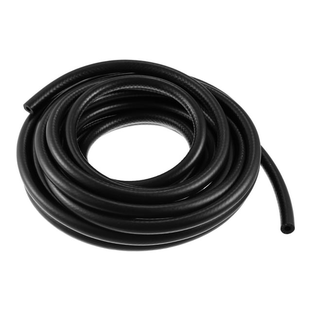 Unique Bargains 1/4" 25 FT Auto Car Fuel Hose Rubber Fuel Hose Line for ...