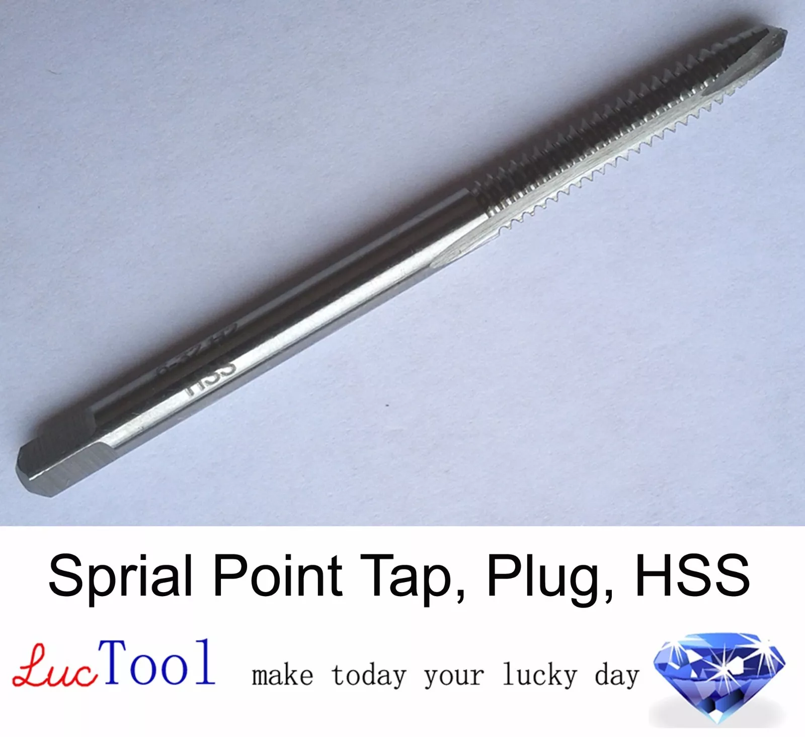 1/4-28 Unf Spiral Point Tap Plug Gh3 Limit 2 Flute Hss Gun Tap Uncoated ...