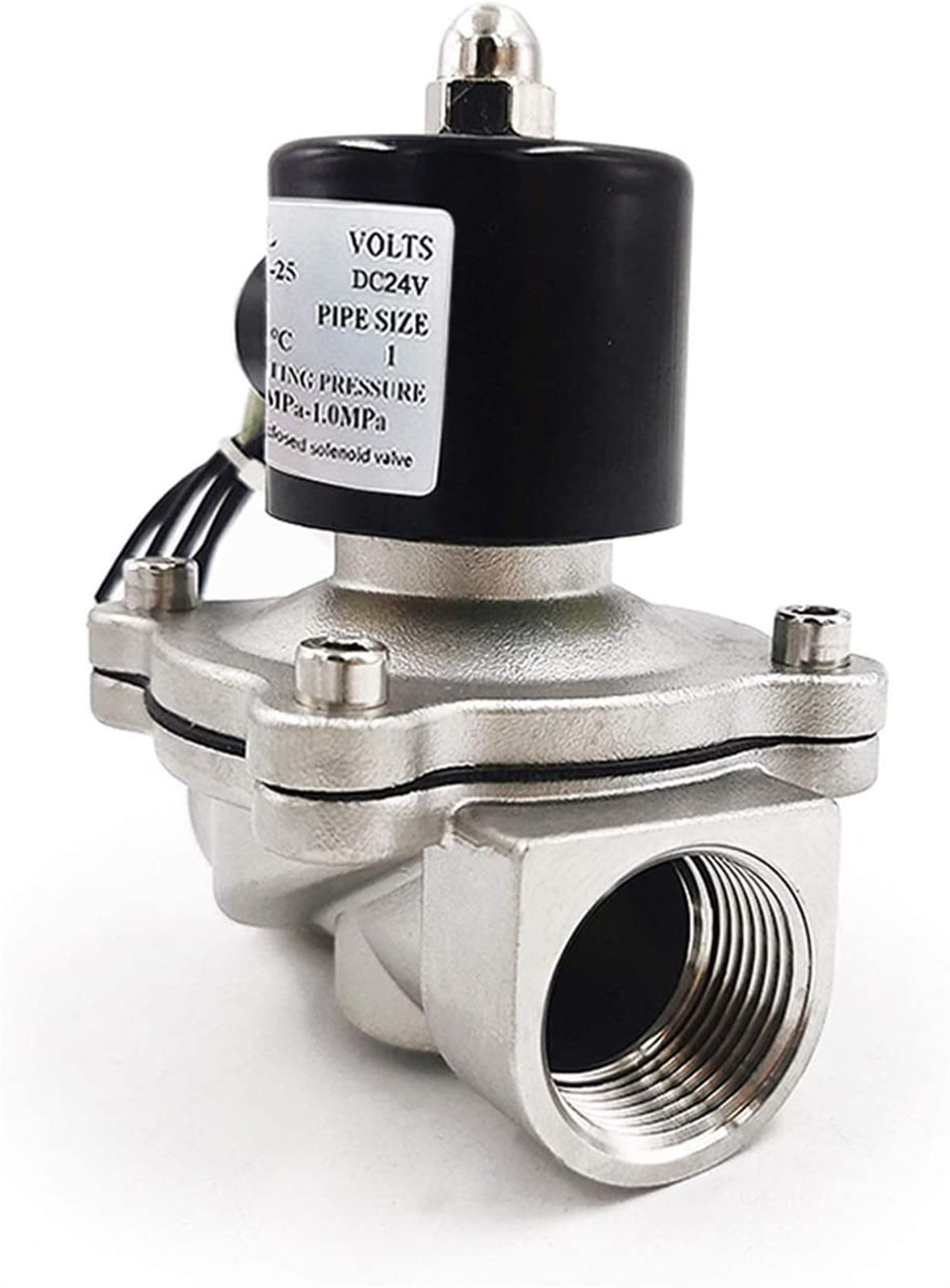 1/4 3/8 1/2 3/4 1 Inch DN8 DN15 DN25 Stainless Steel Electric Solenoid Valve 12V 24V 220V 110V ...