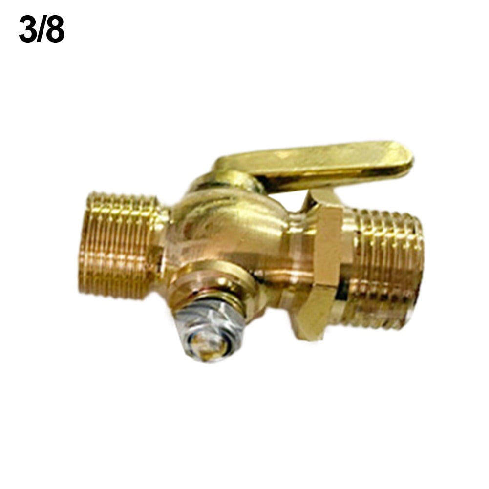 1/4\" 3/8\" 1/2\" 3/4\"For Bsp Male Brass Drain Petcock Shut Off Valve ...