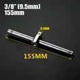 1/4”3/8” 1/2” External Sockets Wrench Slide Bar Extension Sliding T-Bar ...